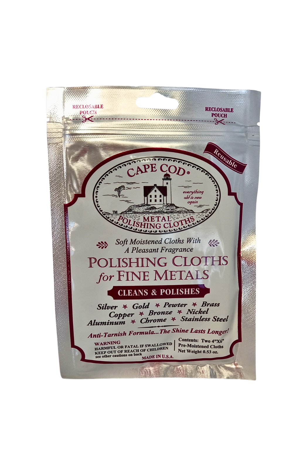 Cape Cod Polishing Cloths for Fine Metals – Yvonne Sanders Antiques Limited