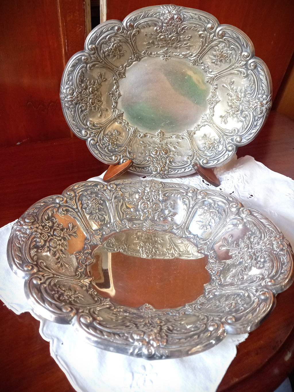 EPNS Pair of Dishes by Mytton Rodd – Yvonne Sanders Antiques Limited