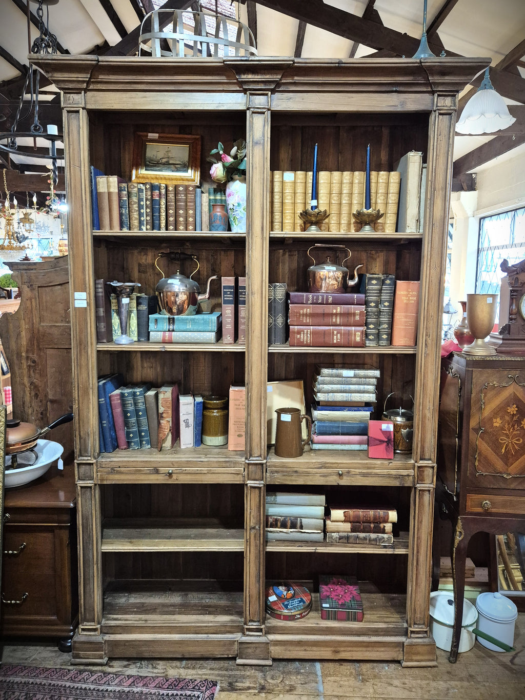 Baltic Pine Bookcase – Yvonne Sanders Antiques Limited